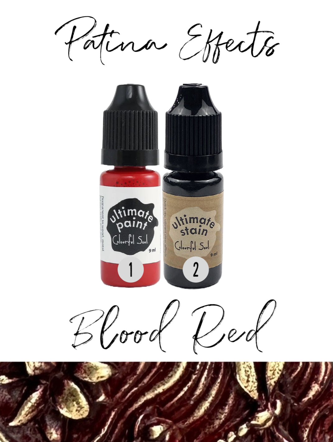 Buy Blood Red Patina Effects Kit at Vintaj